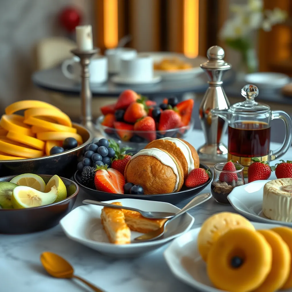 Indulging in Luxury Breakfasts: Dubai's Finest