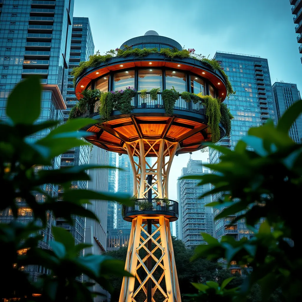 Hanging Garden Tower: Innovative Urban Greenery Solutions
